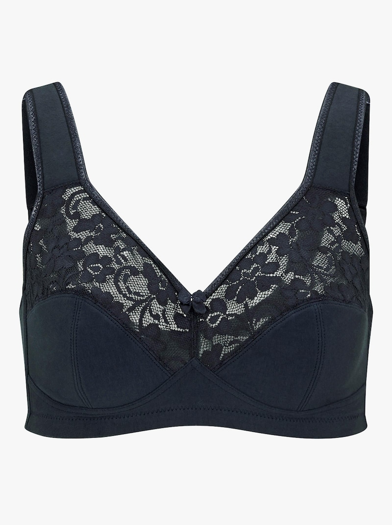 Susa Odlehčovací podprsenka bez kostic v barvě námořnická modrá + bordó ...