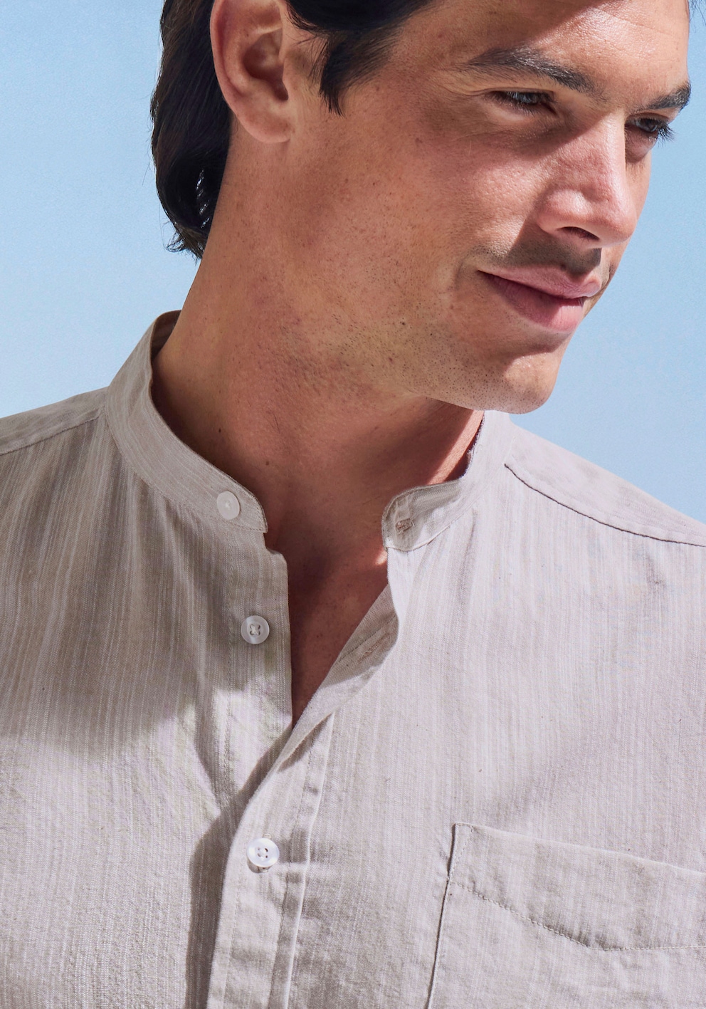H.I.S Kurzarmhemd in beige | heine