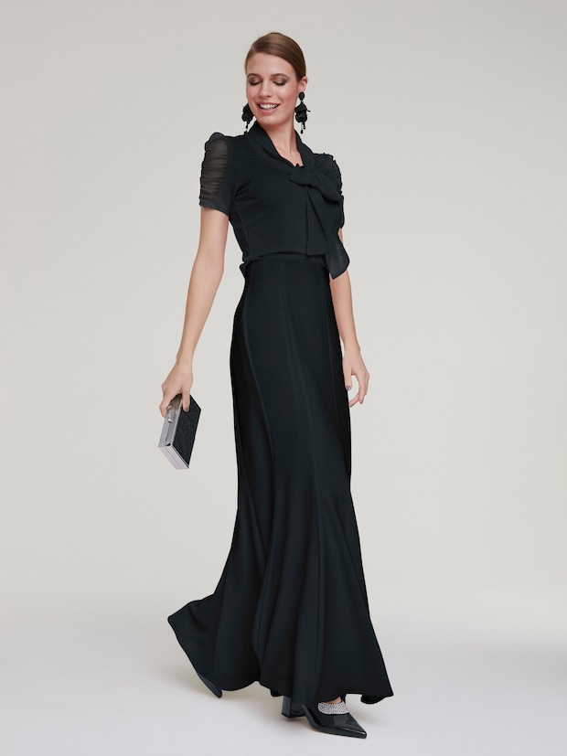 heine Godetrock in schwarz | heine