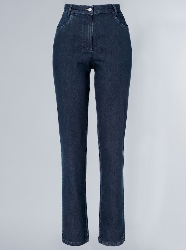 Jeans met stretch in blue-stonewashed | Your Look... for less!