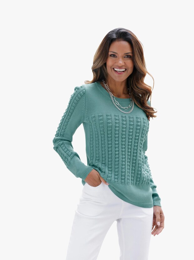 Günstige Damen Pullover bestellen im Strickmode Shop | Sieh an!
