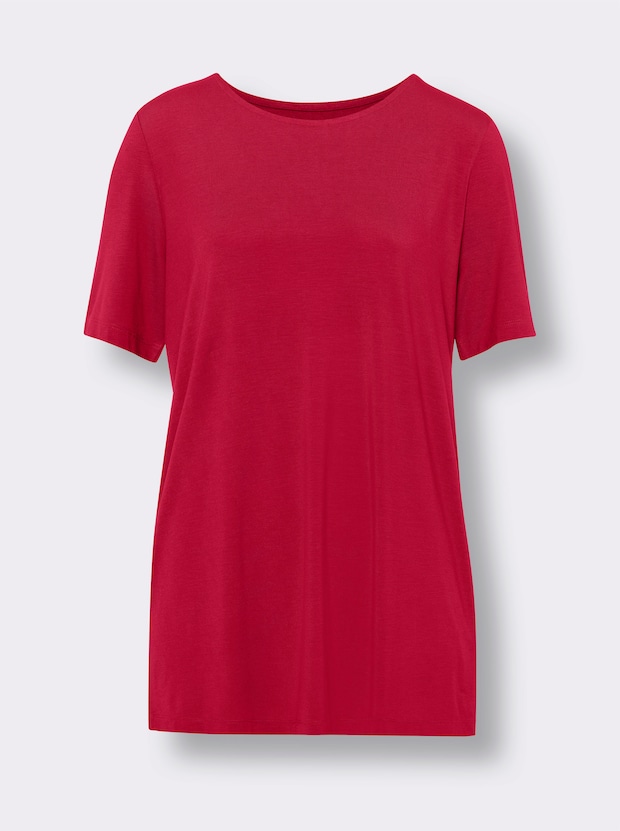 Longshirt in A-Form in rot | Witt