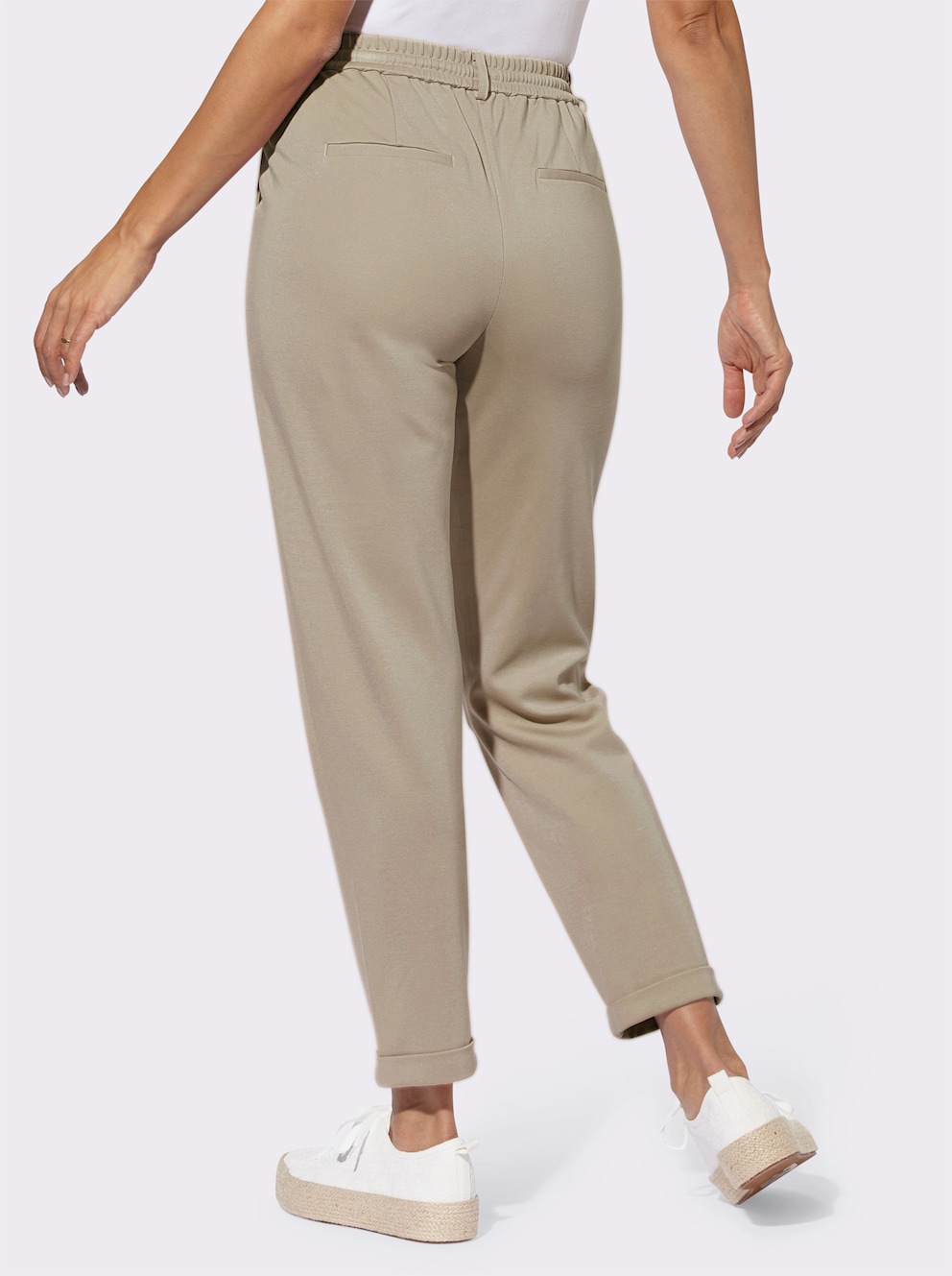Jogg Pants in Interlock-Qualität in beige | Witt