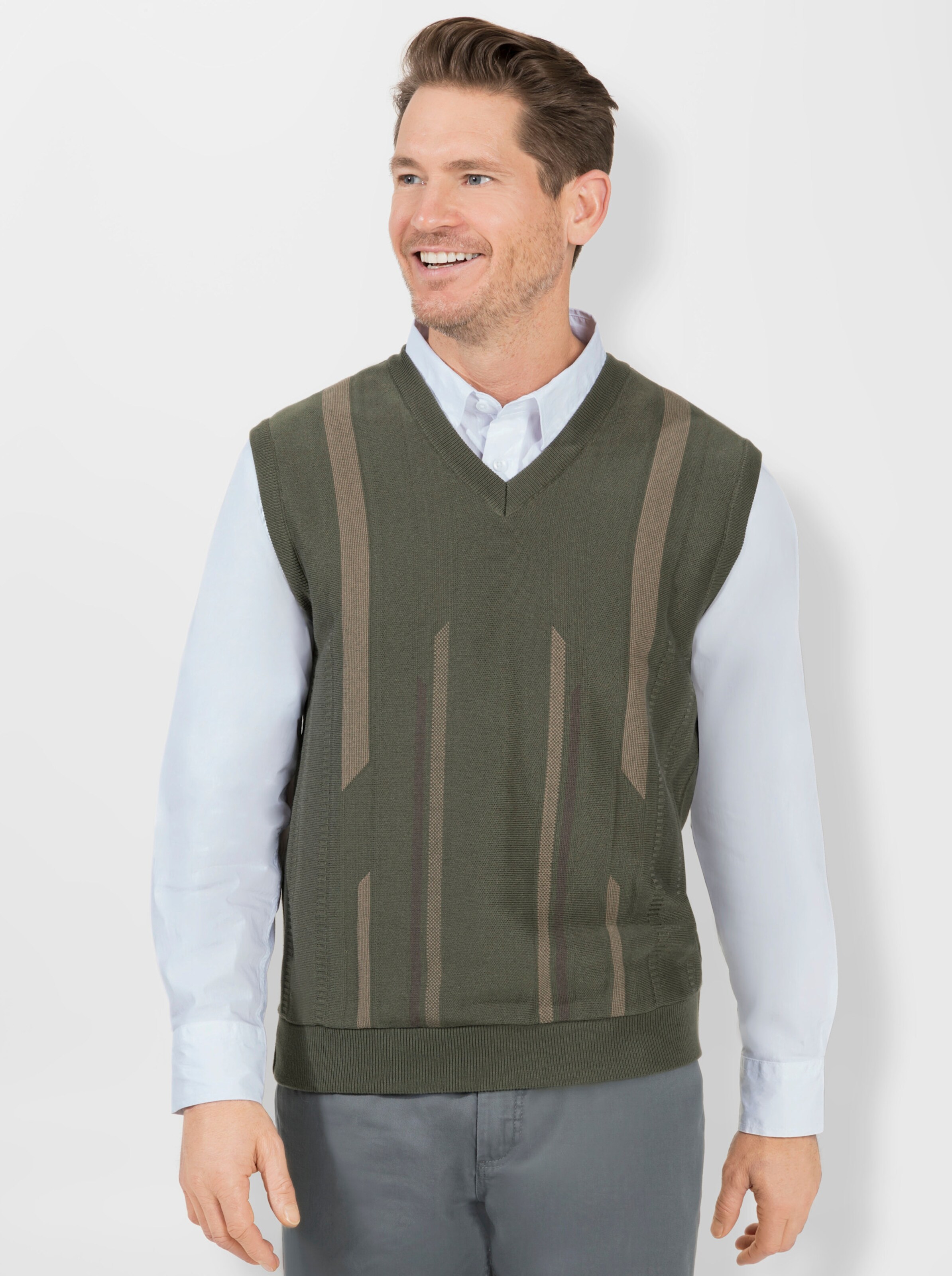 Marco Donati Pullunder in khaki | Witt