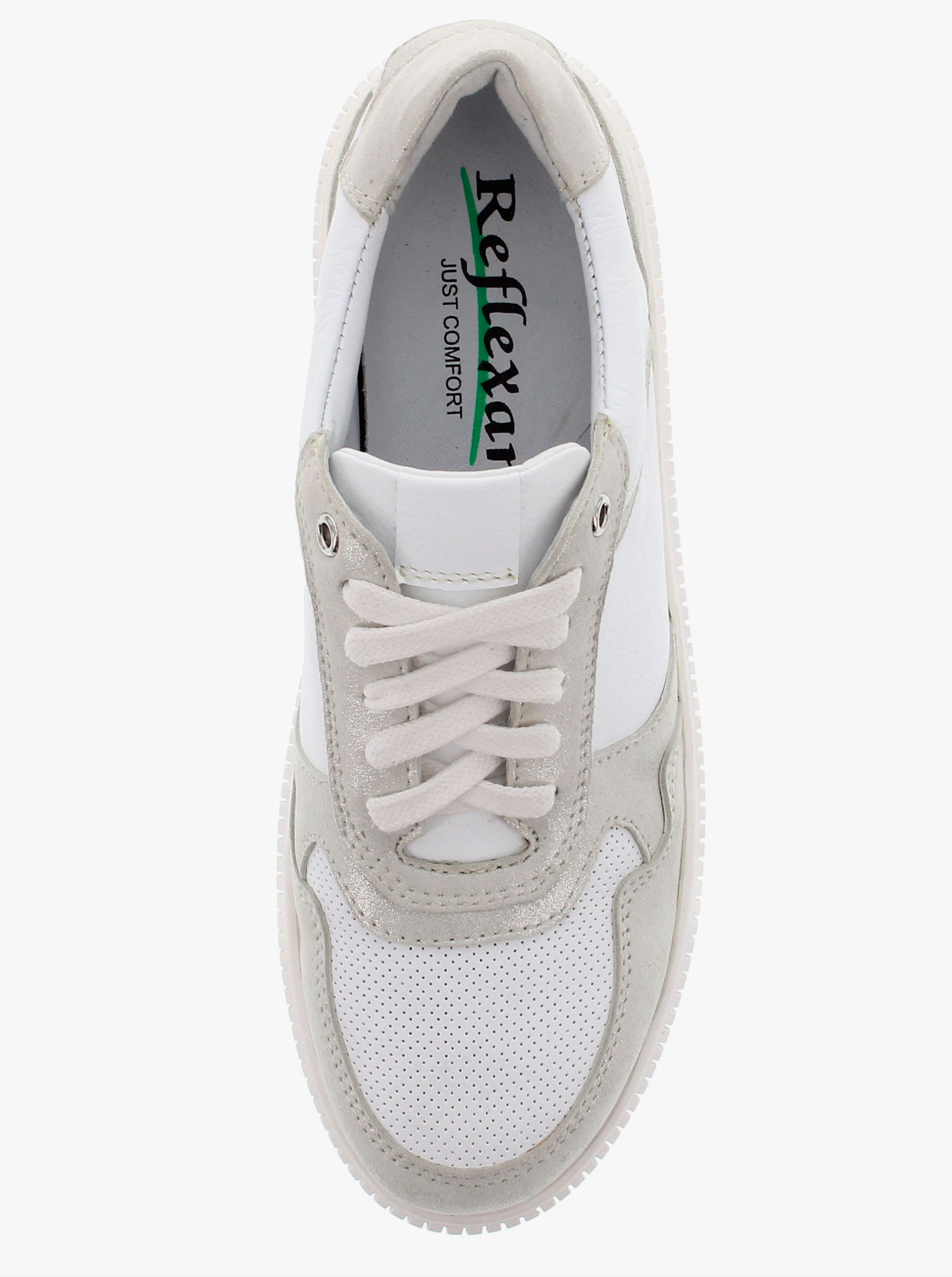 Reflexan Sneaker in weiß-silberfarben | Witt