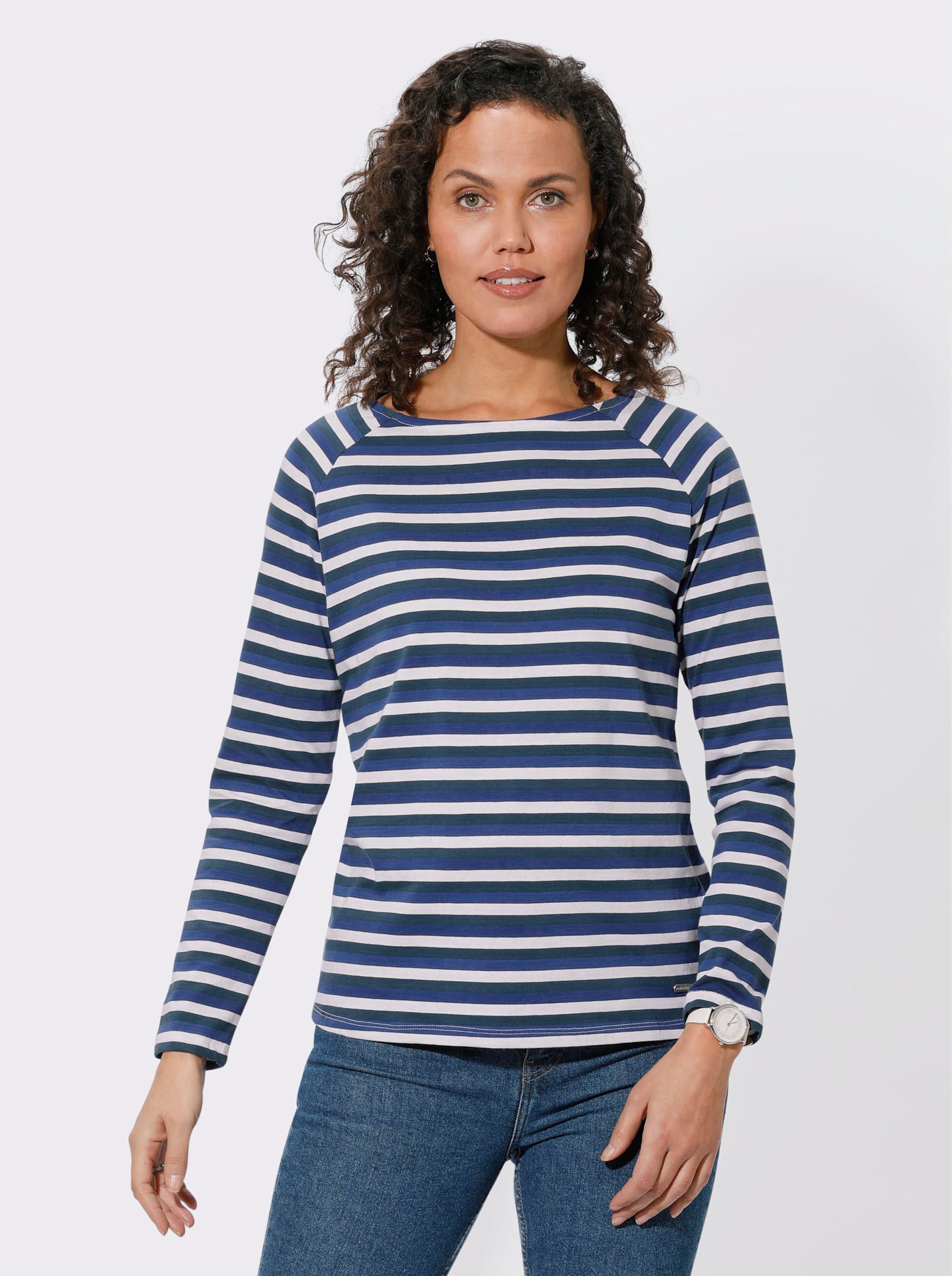 Ringelshirt in royalblau-geringelt | Witt