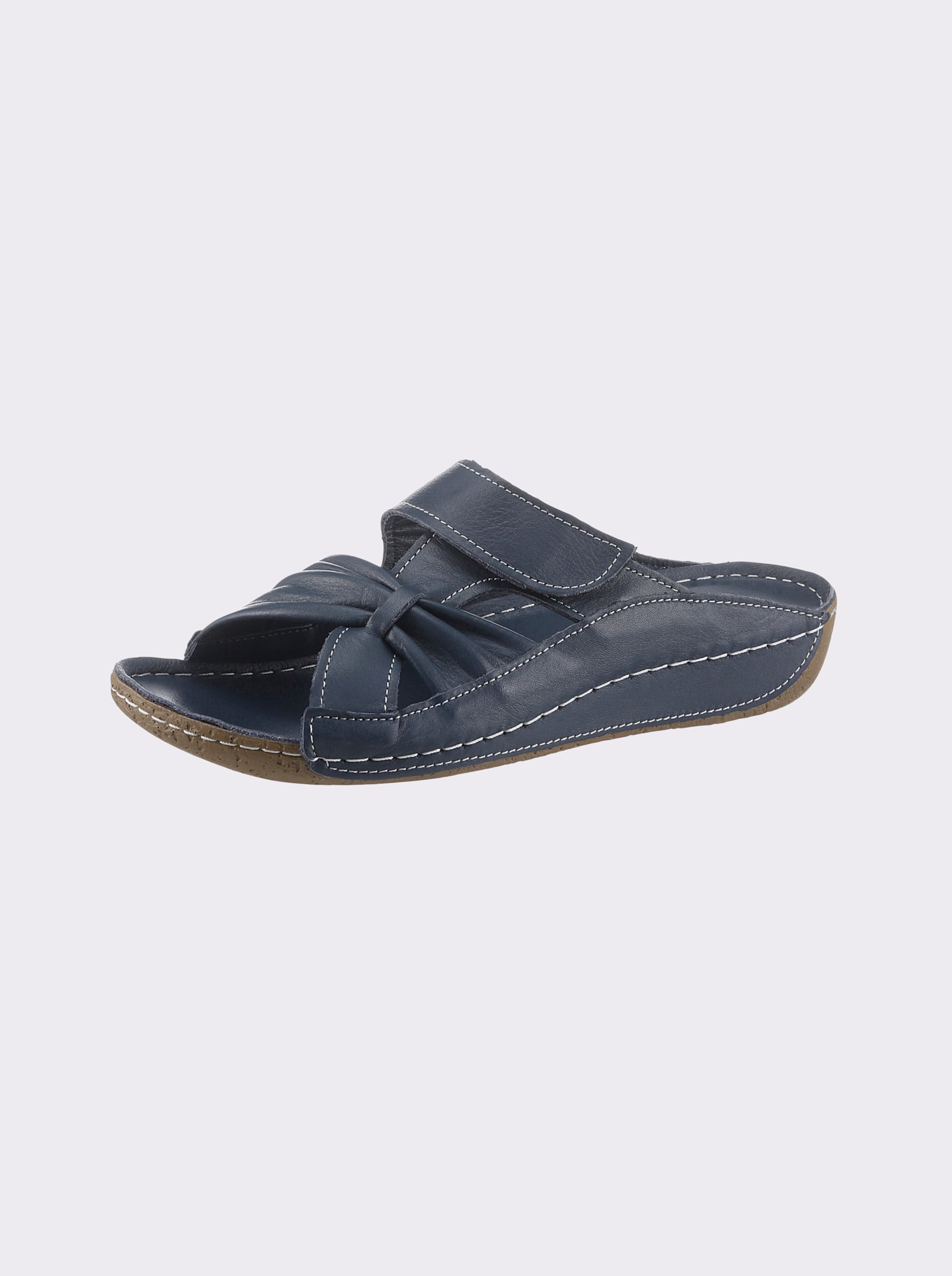 Andrea Conti slippers in koningsblauw | Witt