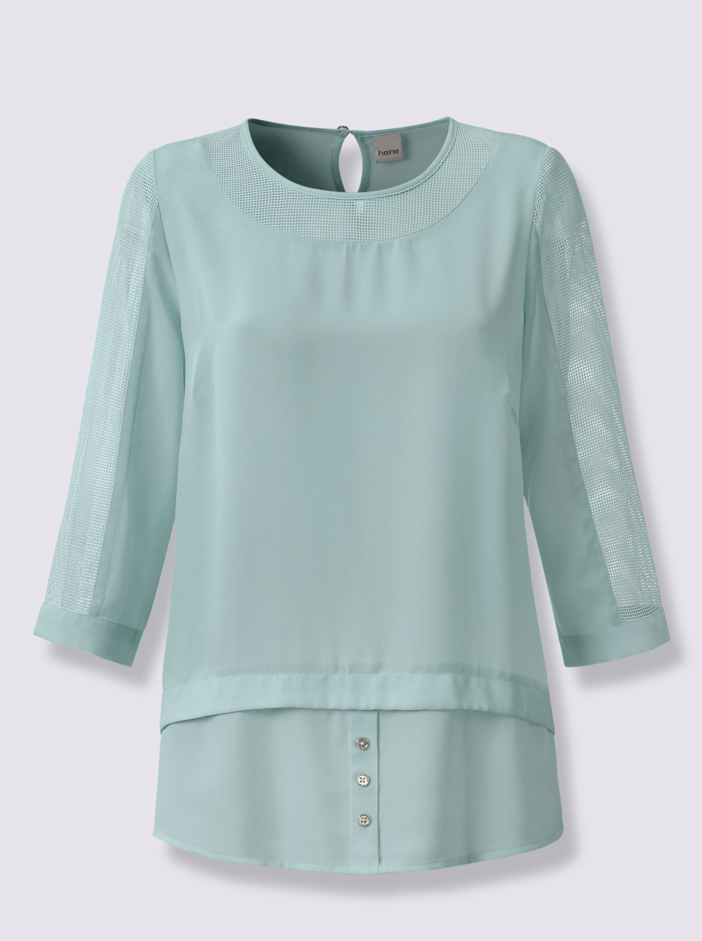 heine 2-in-1-Bluse in kalkmint | heine