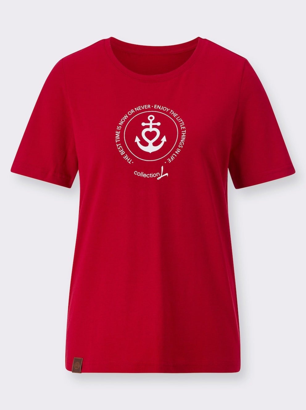 Shirt mit maritimem Print-Motiv in rot | Witt