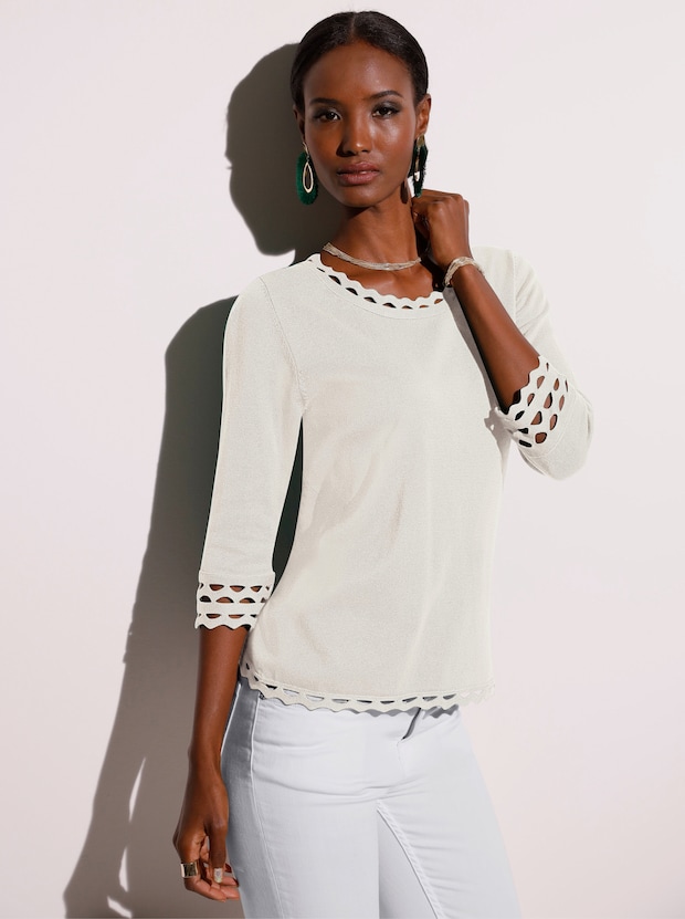 Weiße Pullover für Damen online kaufen | heine