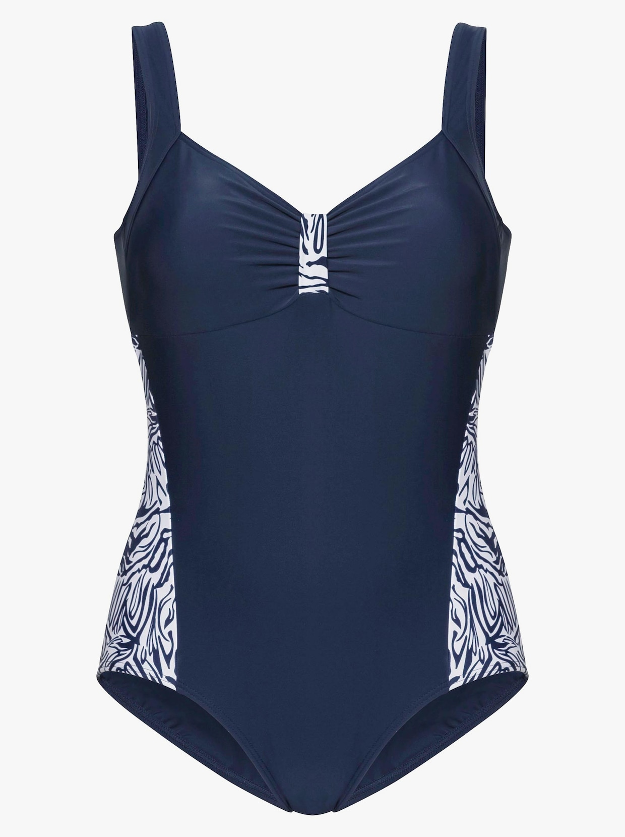 Badpak in marine/wit geprint | Your Look... for less!