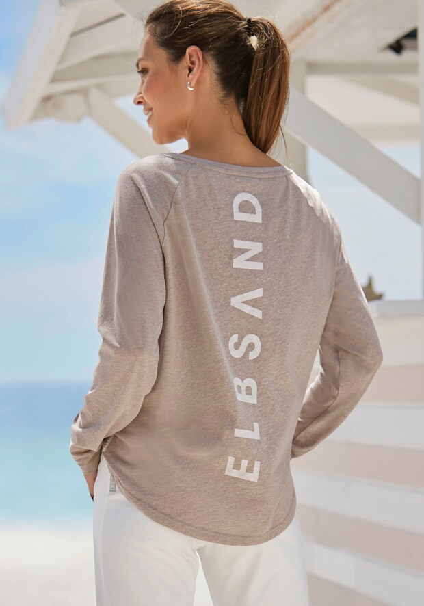 Elbsand Longsleeve in taupe | heine