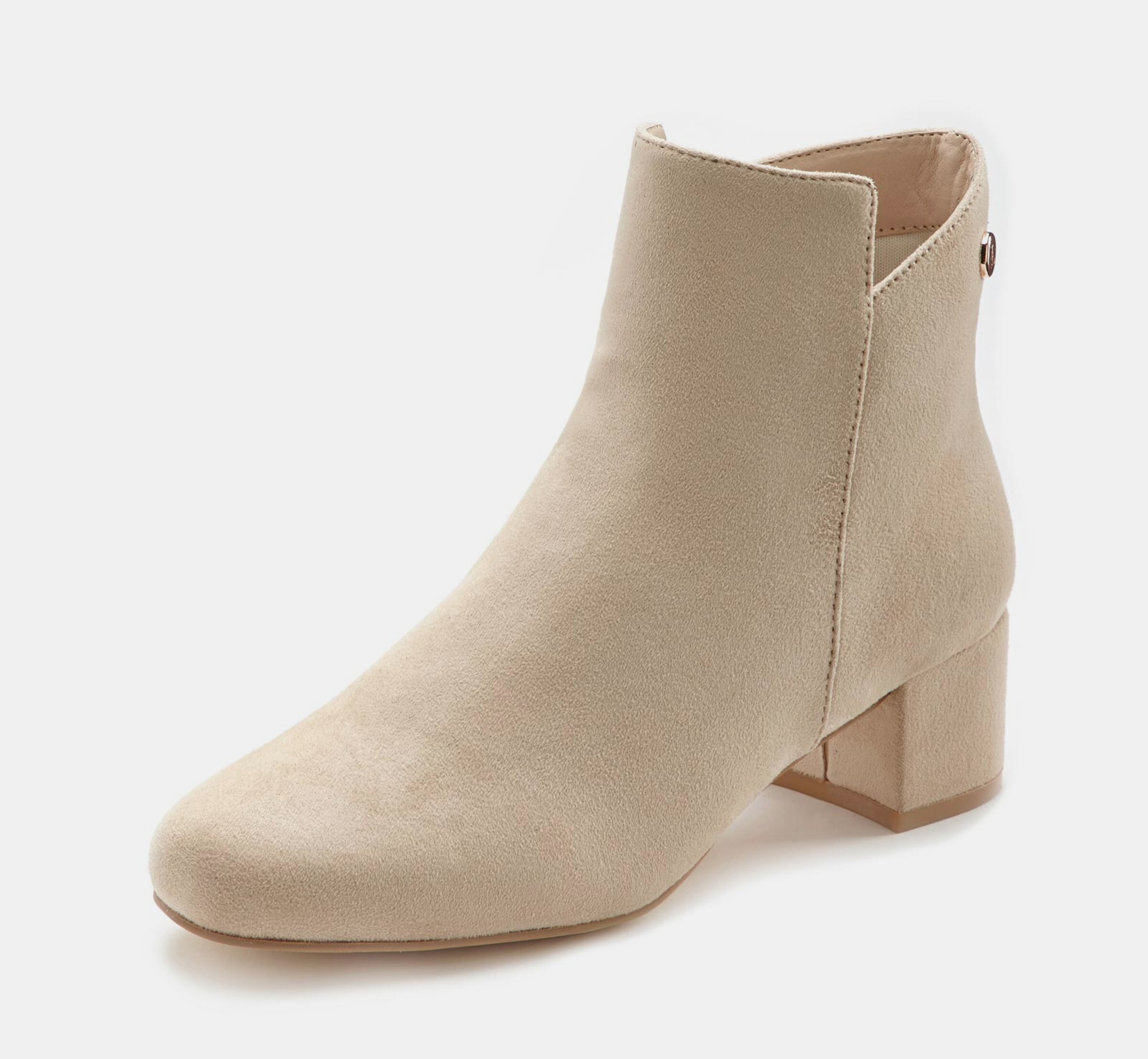 LASCANA Stiefelette in beige | heine