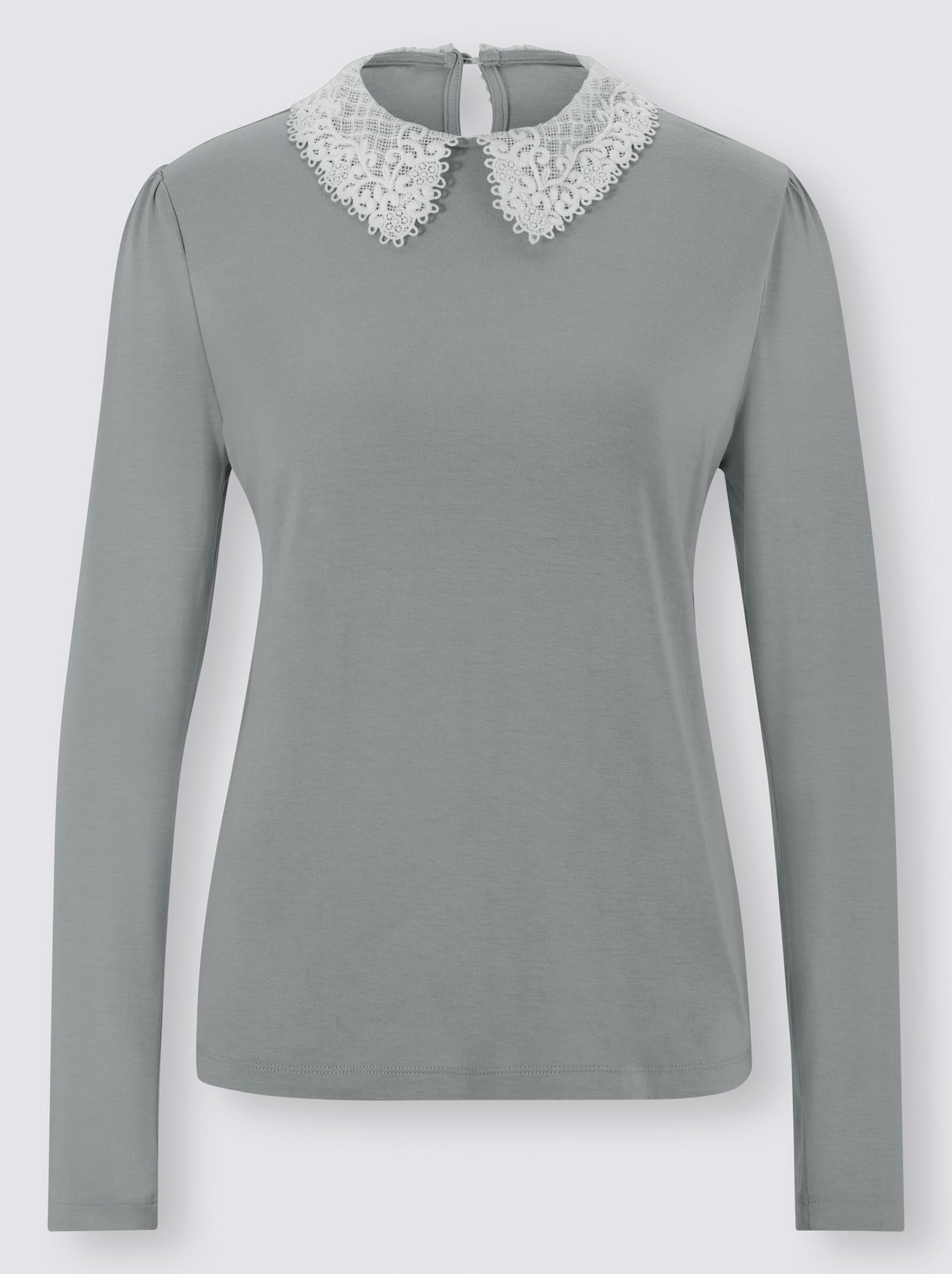 Linea Tesini Shirt in steingrau | heine