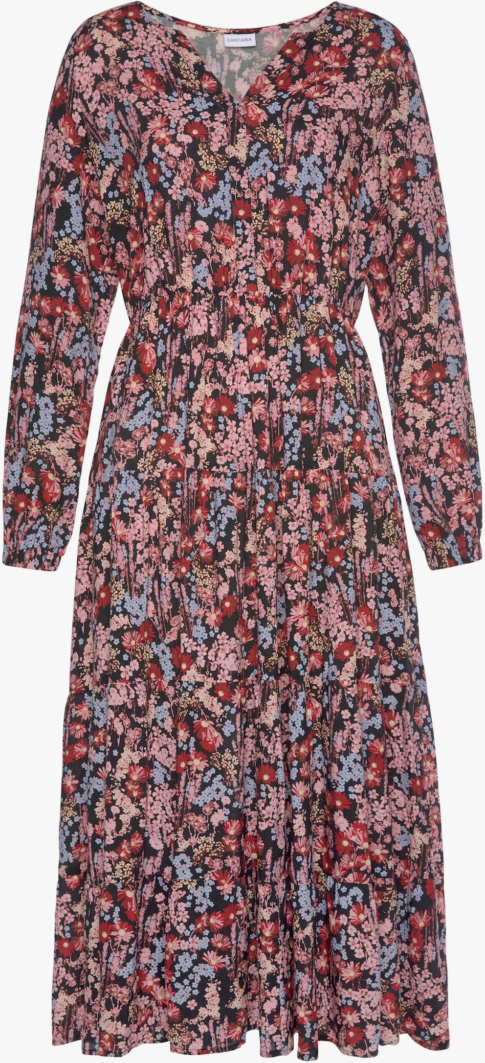 LASCANA Maxi-jurk in bloemenprint | Witt