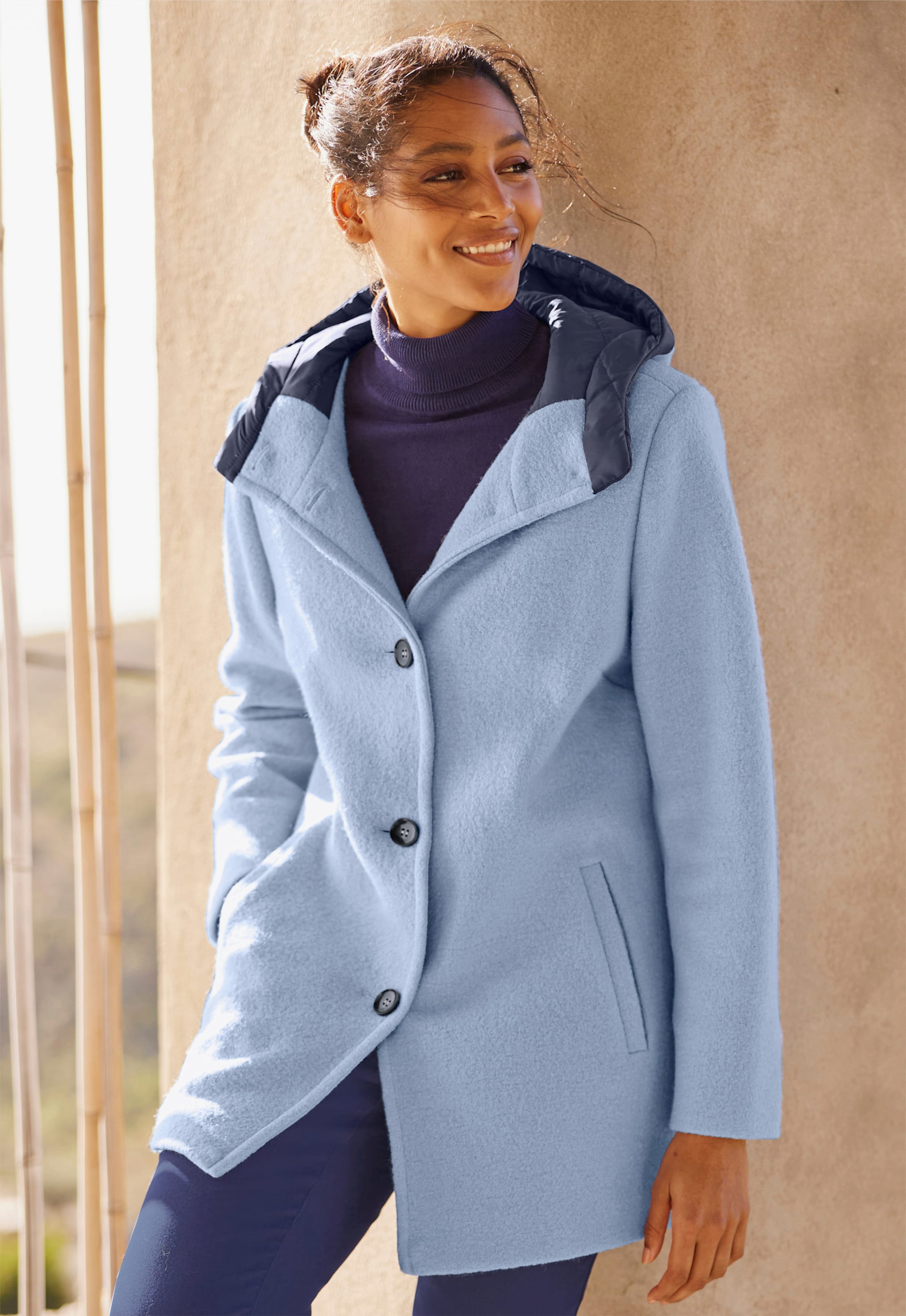 heine Outdoorjacke in eisblau | heine