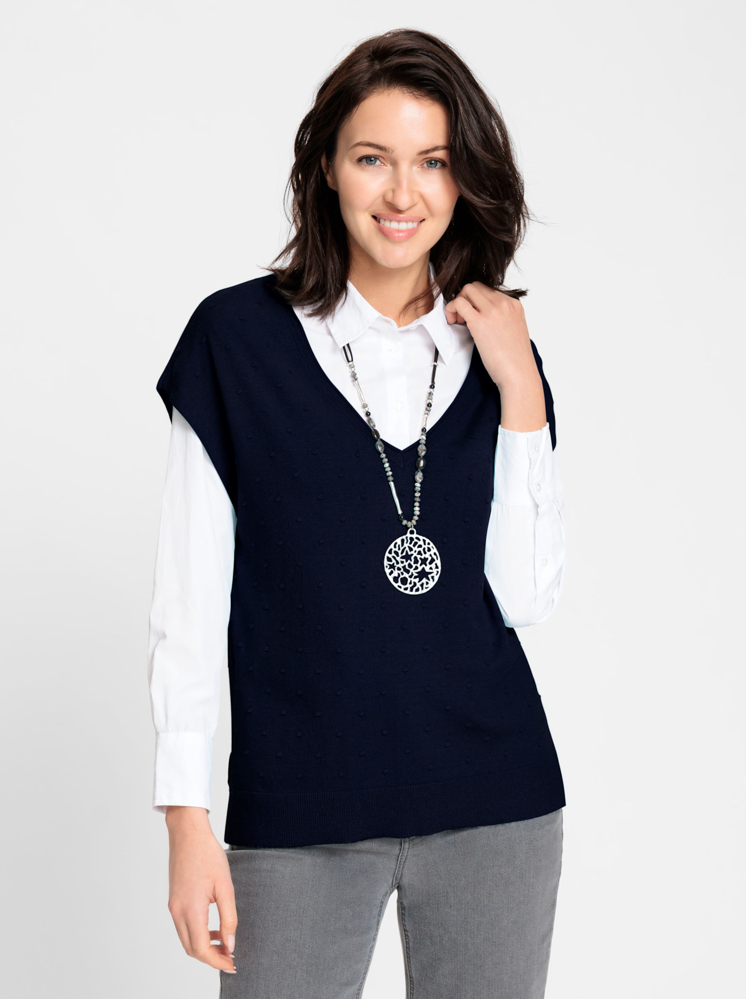 Pullunder in 3D-Struktur in marine | Witt