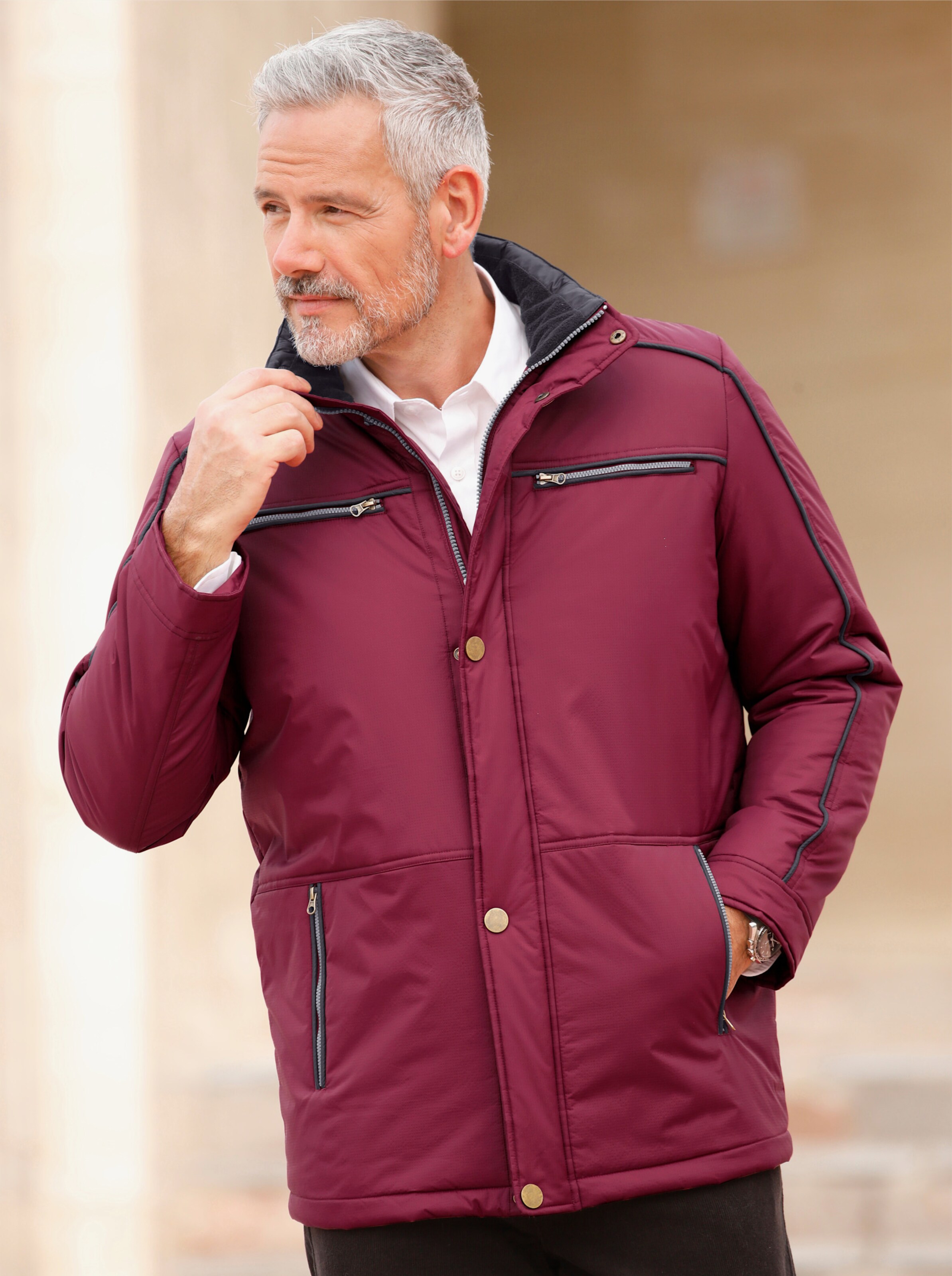 Marco Donati Jacke in bordeaux | Witt