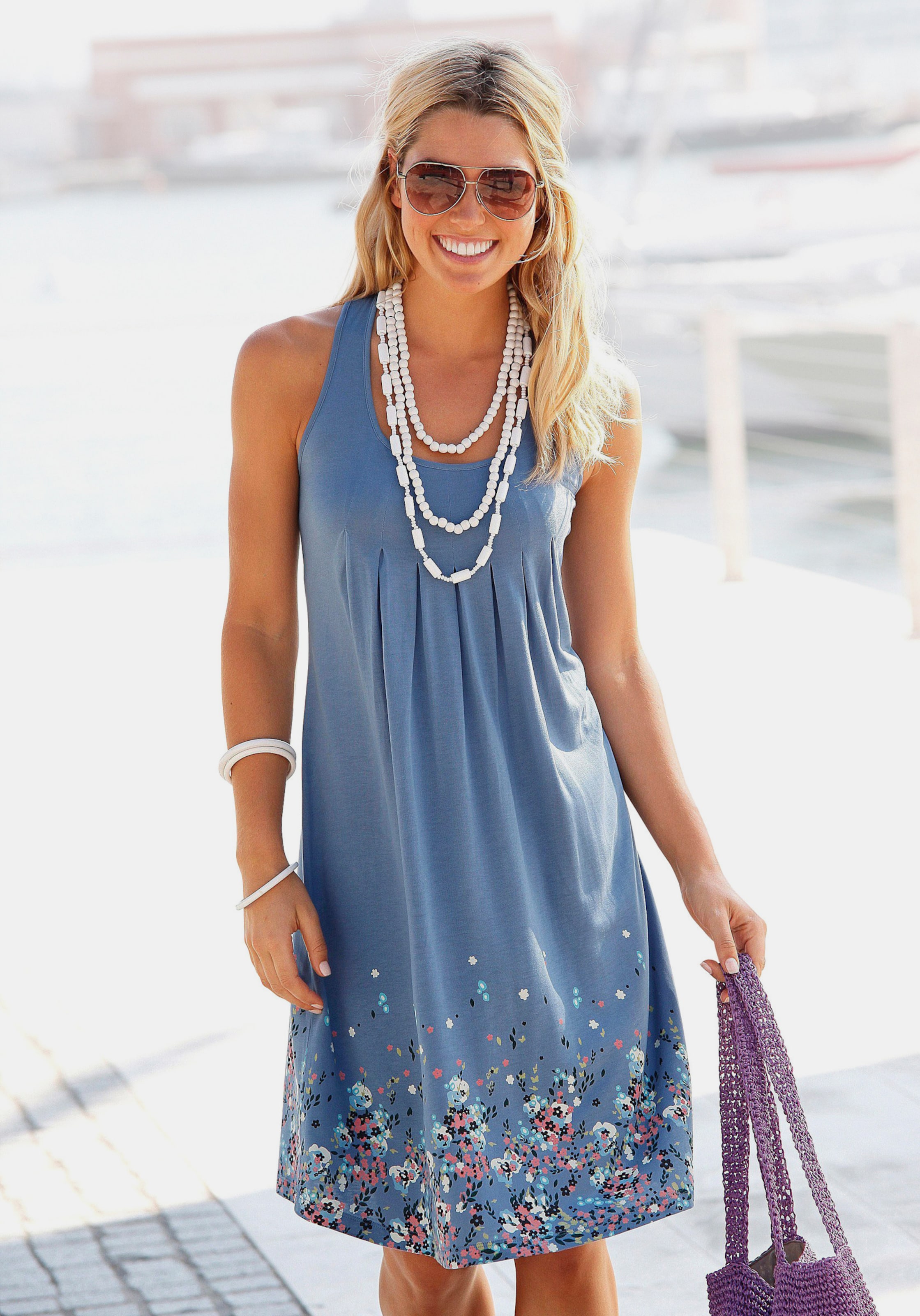 Beachtime Strandkleid in blau | heine