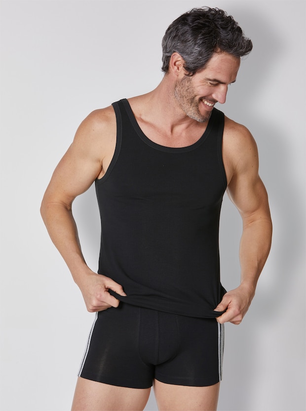 Schiesser Tílko v barvě černá | Witt International