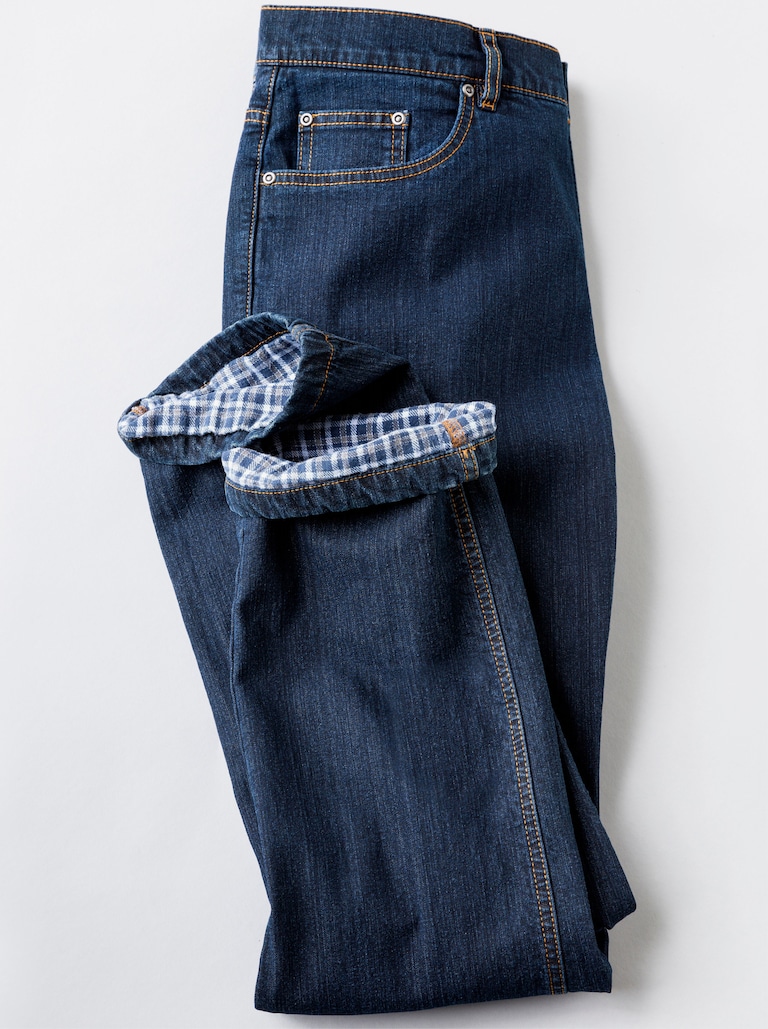 Thermo-Jeans in blue-stone-washed | Witt