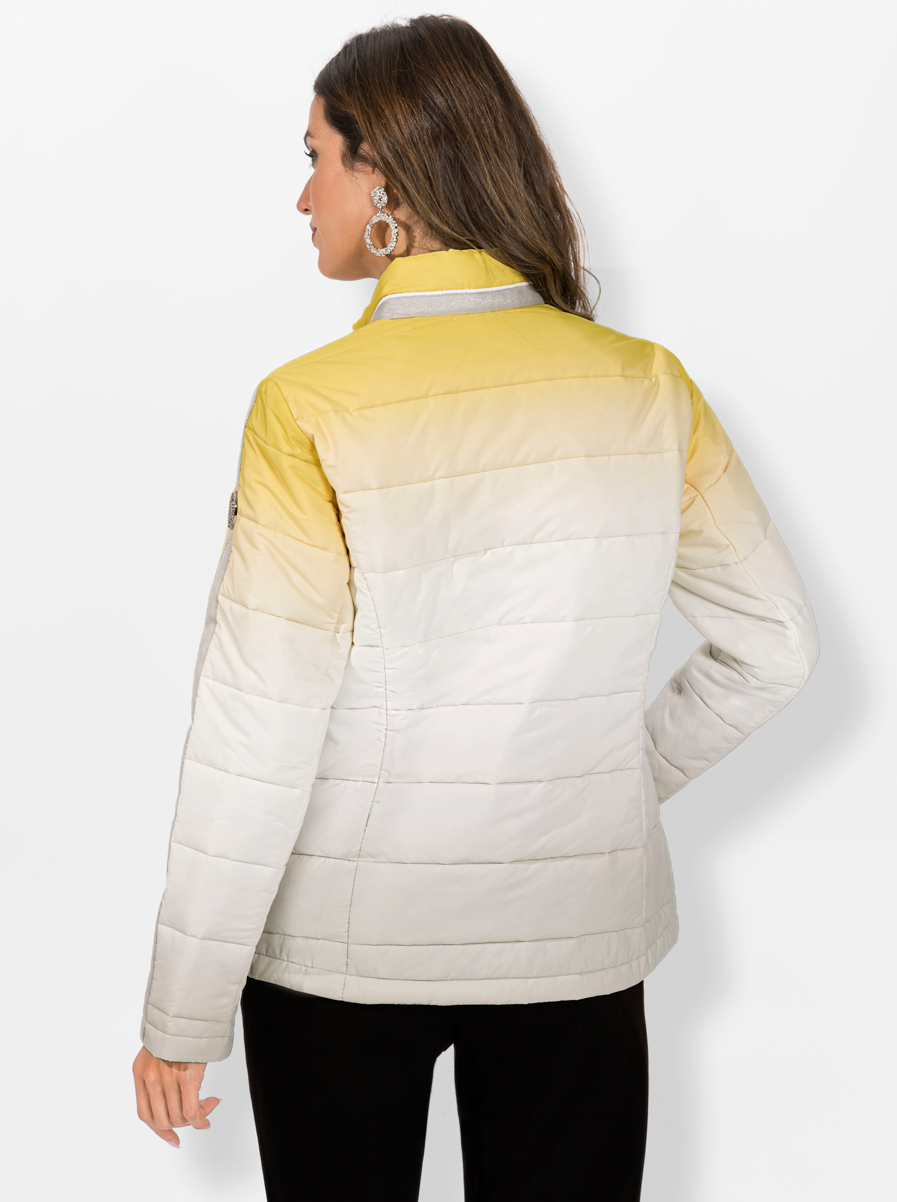 Jacke In Limone ecru bedruckt Heine Jacke In Limone ecru bedruckt Heine