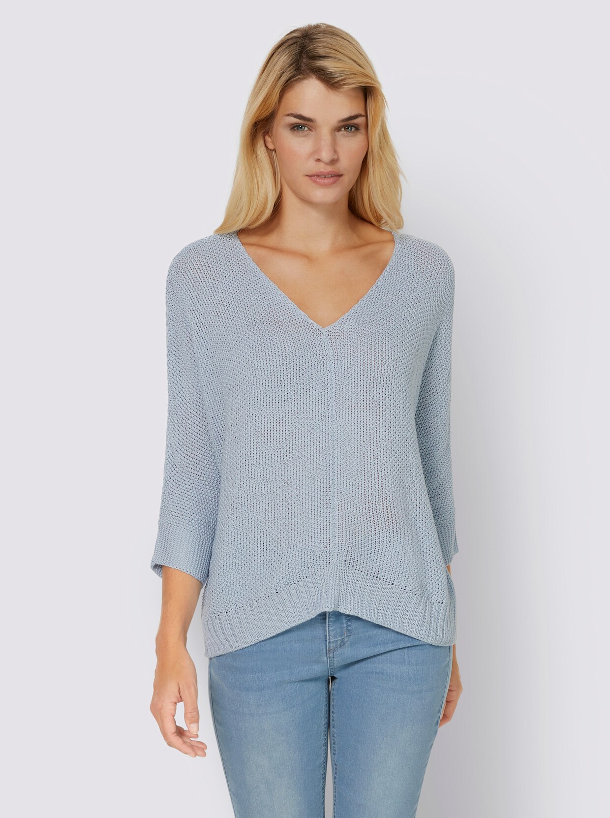 heine Pullover in hellblau | heine