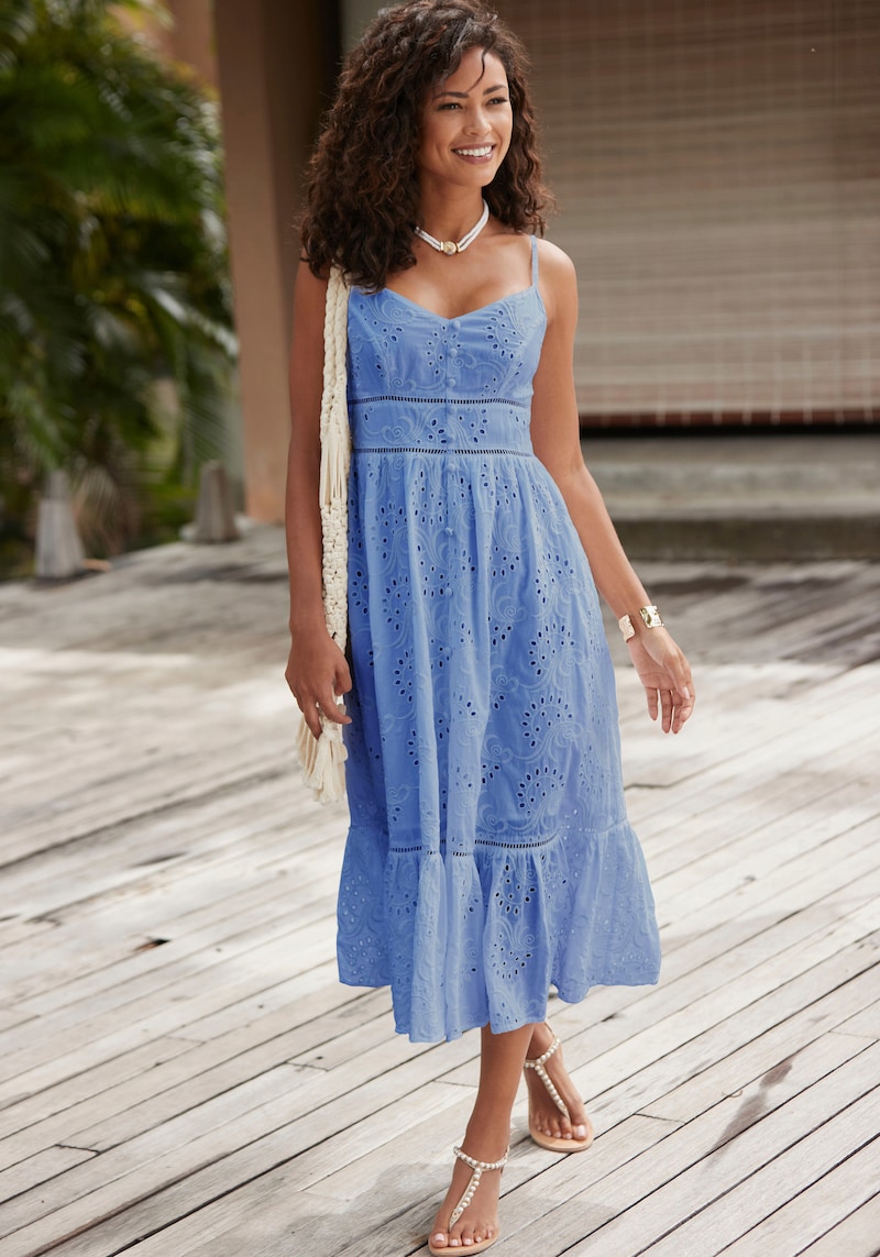 Buffalo Midikleid in rauchblau | heine