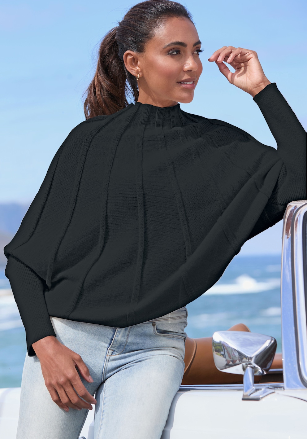 Schwarzer Damen-Pullover – Eleganz für jeden Tag | heine