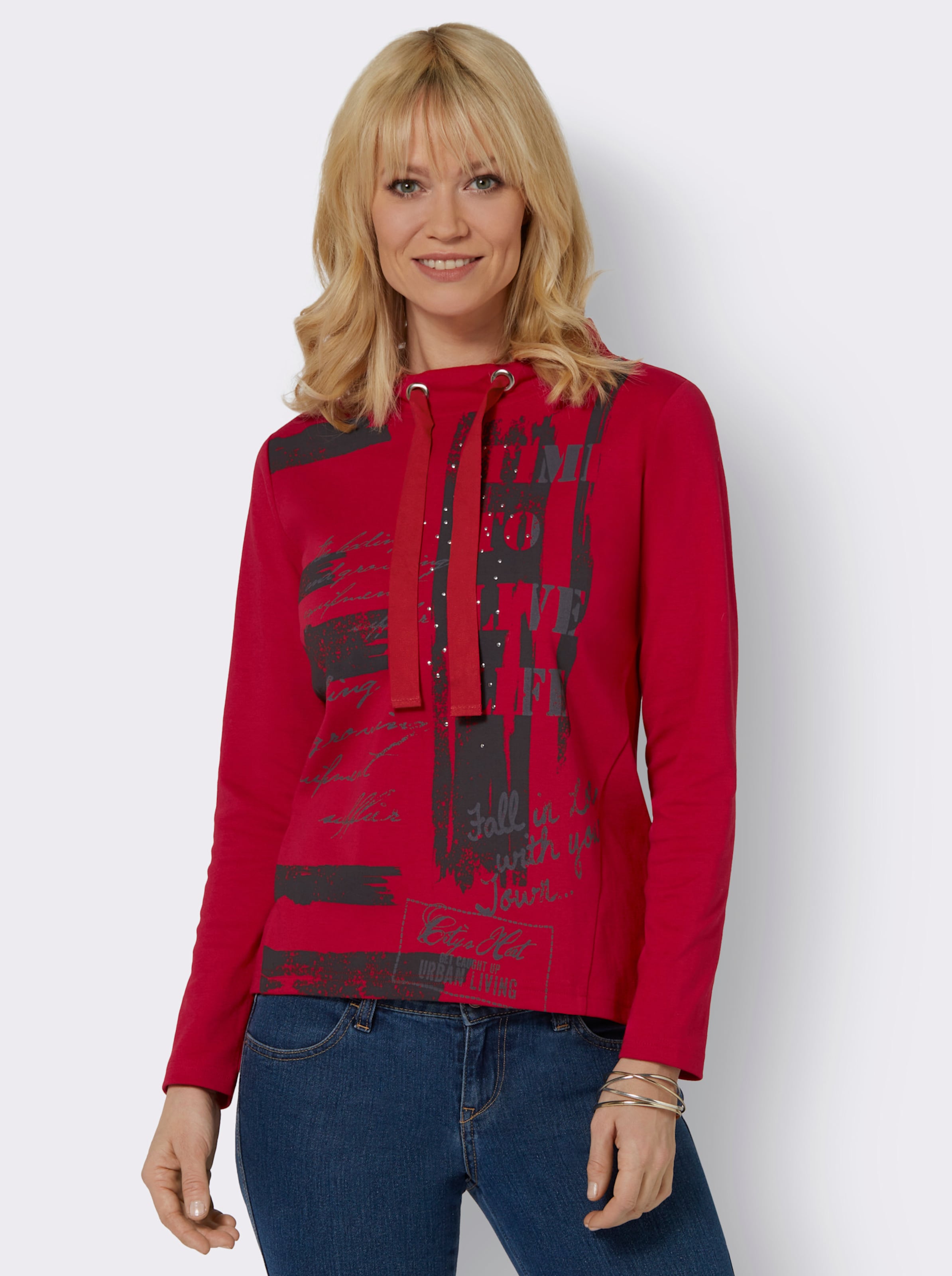 Sweatshirt in rot | Witt