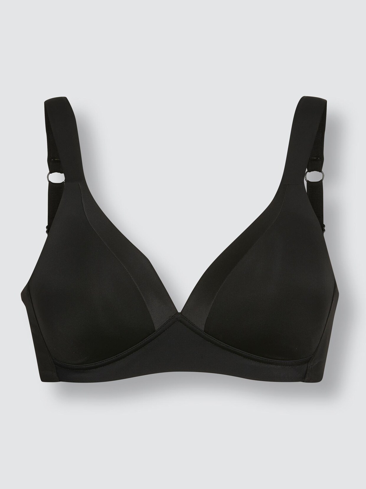 Naturana T-Shirt-BH ohne Bügel in schwarz | heine