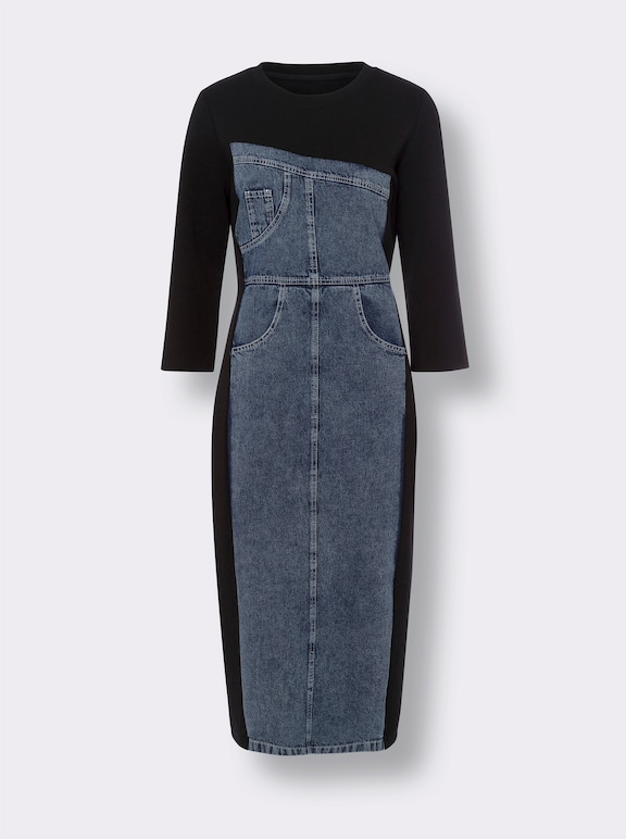 heine Freizeitkleid in schwarz | heine