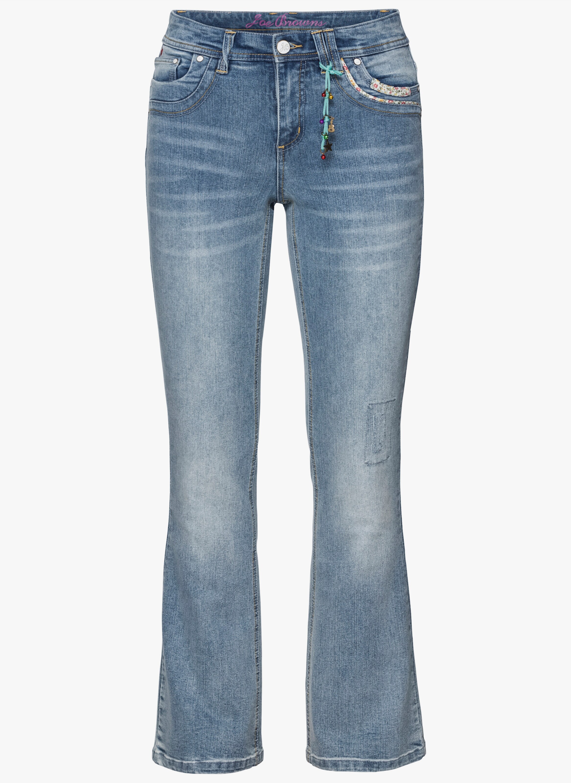 sheego by Joe Browns Bootcut-Jeans in light blue-denim | Witt