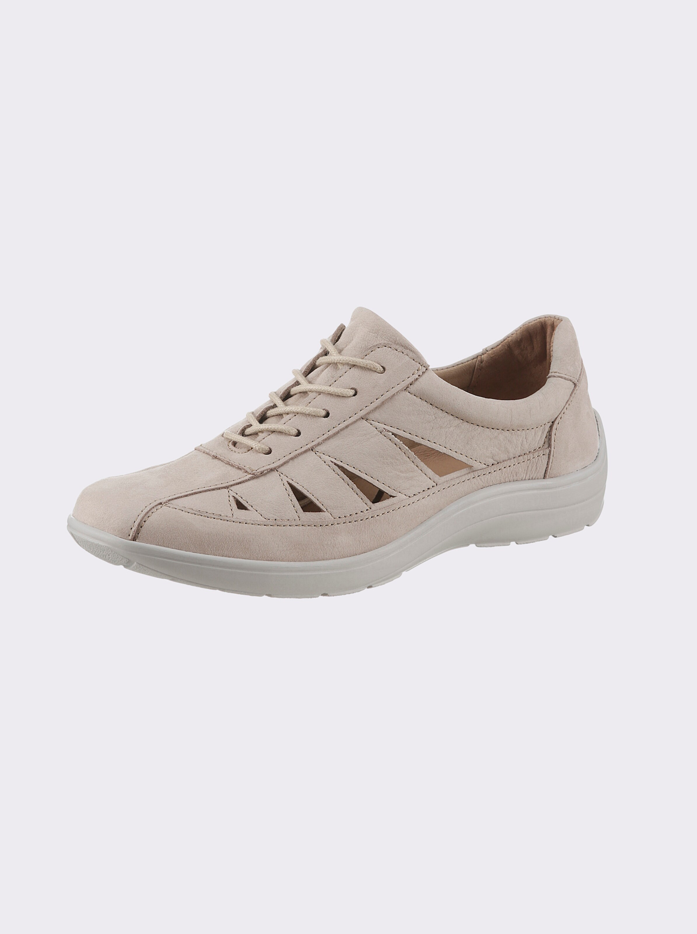 airsoft comfort+ Schnürschuh in beige | heine