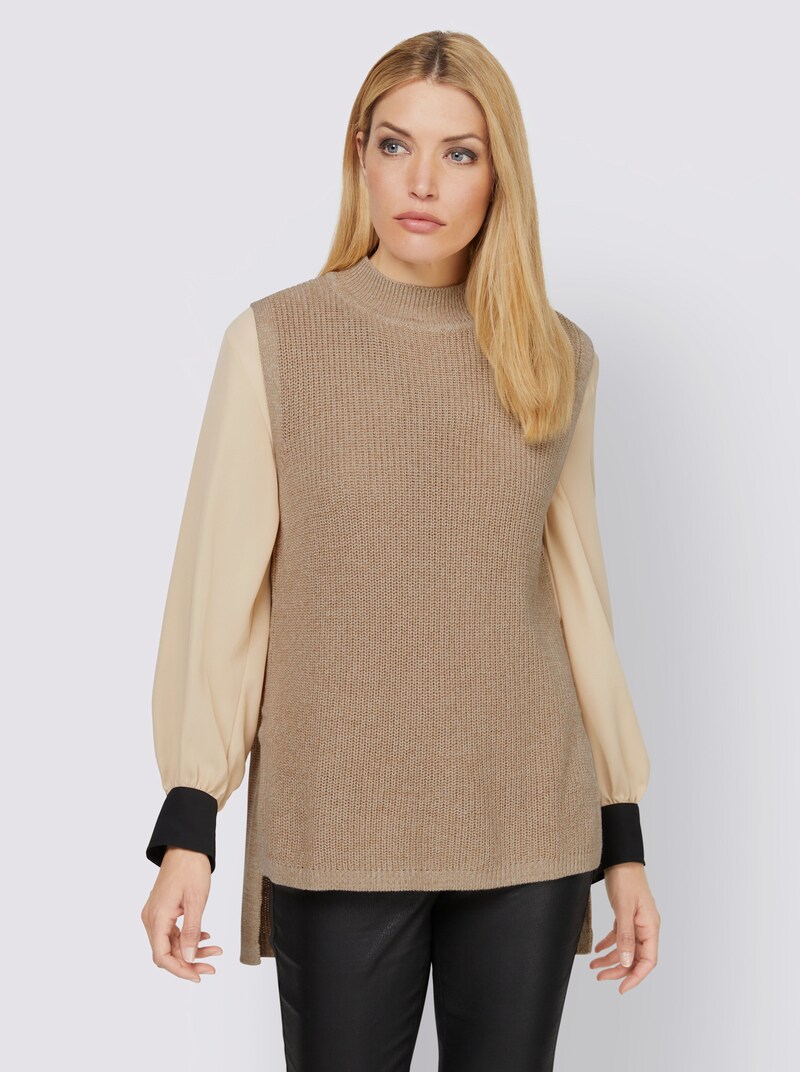 heine Pullunder in beige-meliert | heine