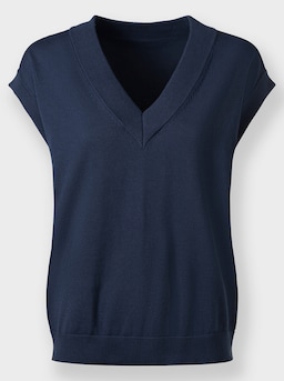 Pullunder aus weichem Feinstrick in dunkelblau | Witt