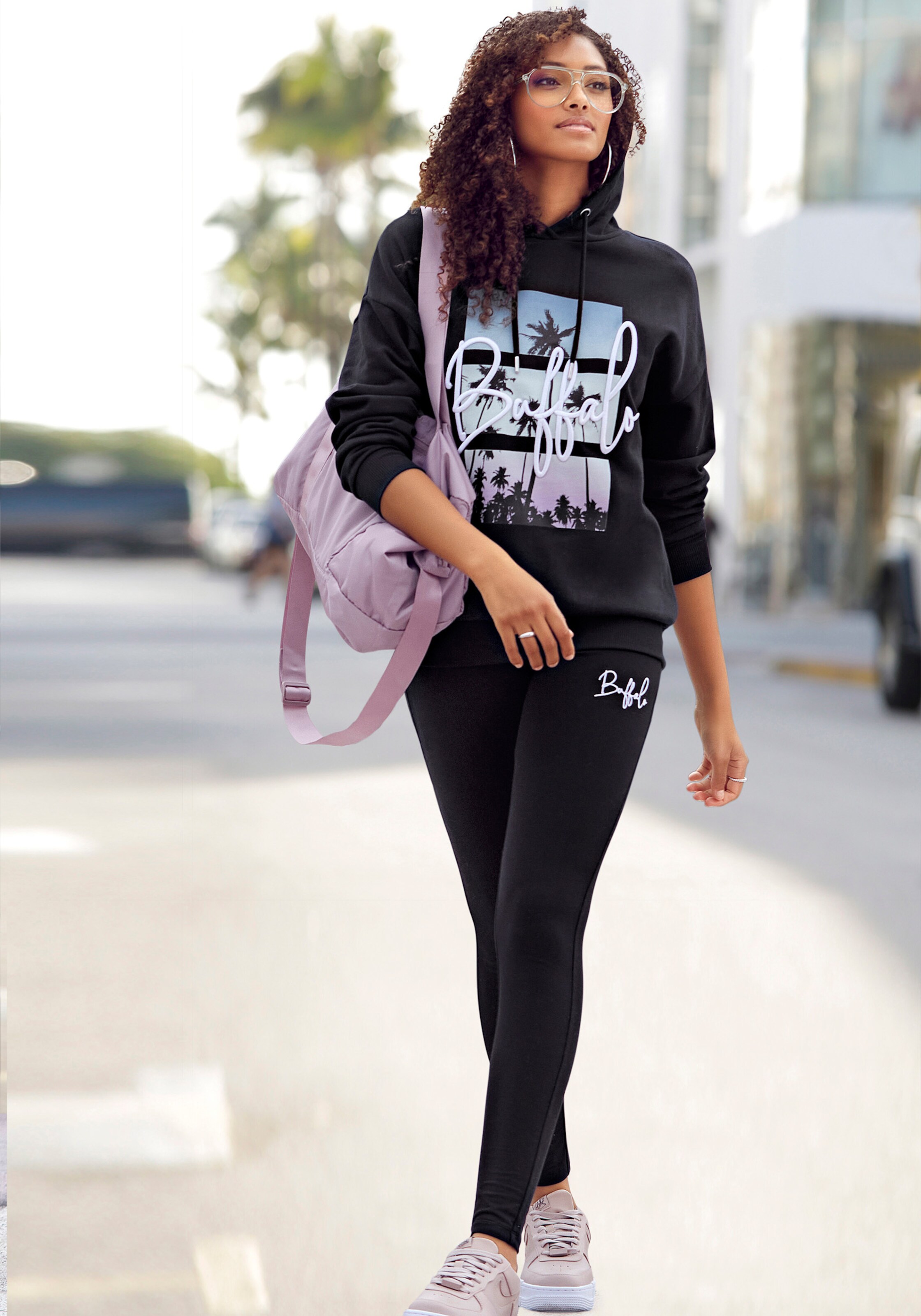 Buffalo Sweatshirt in schwarz heine