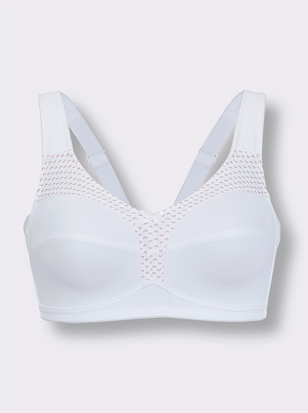 Steunbeha zonder beugel met zijbies met print in wit | Your Look... for ...