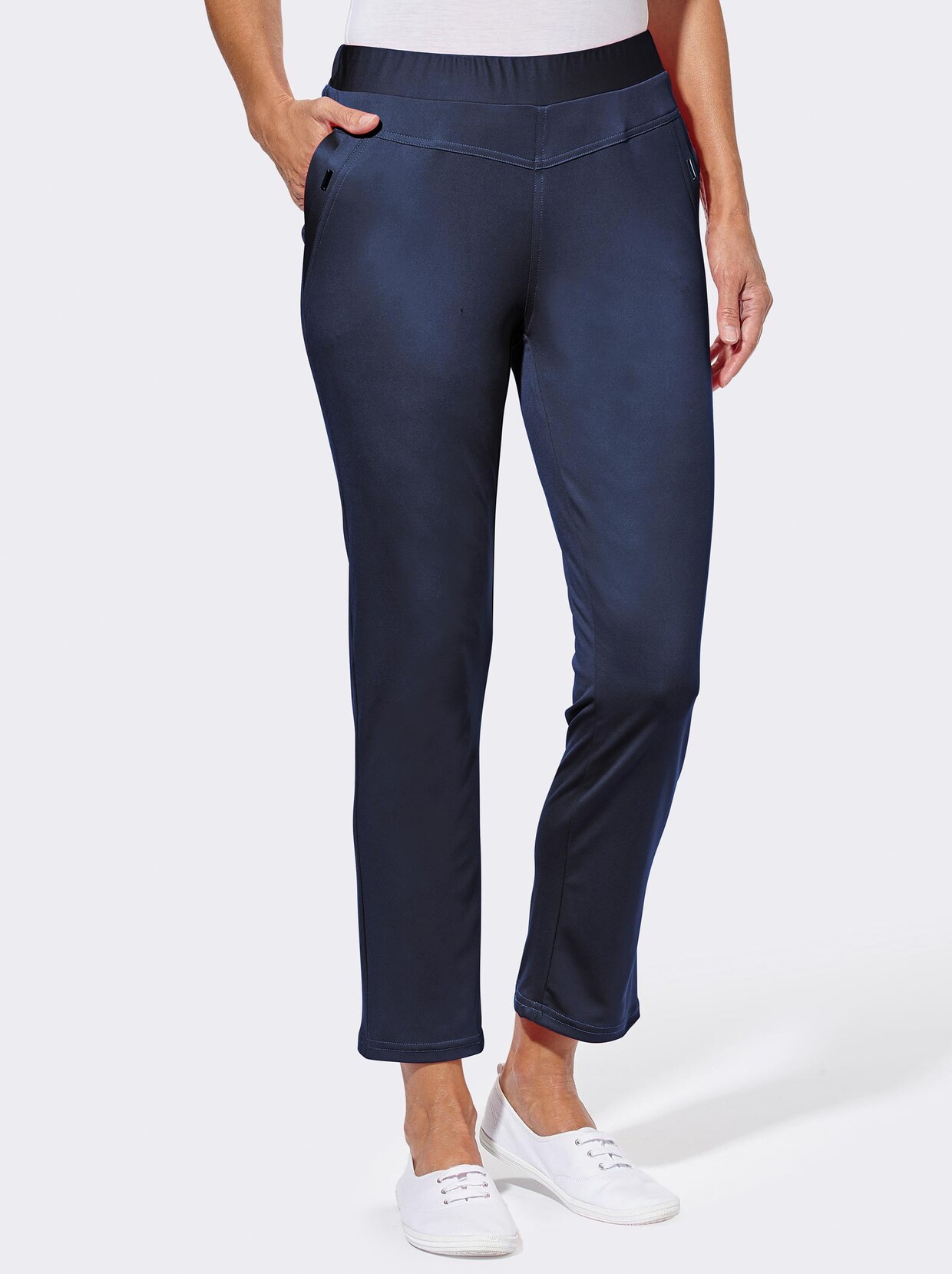 7/8-Hose in marine + marine-getupft | WITT WEIDEN