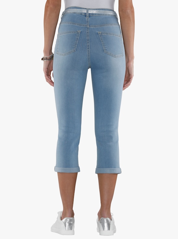 Capri-jeans in blue-bleached | Your Look... for less!
