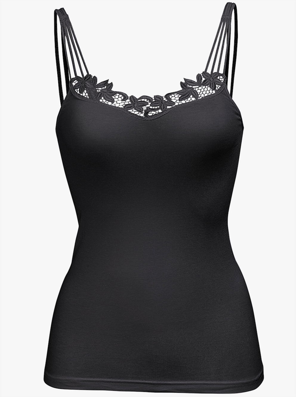 comazo Trägerhemd aus Modal-Stretch in schwarz | Witt