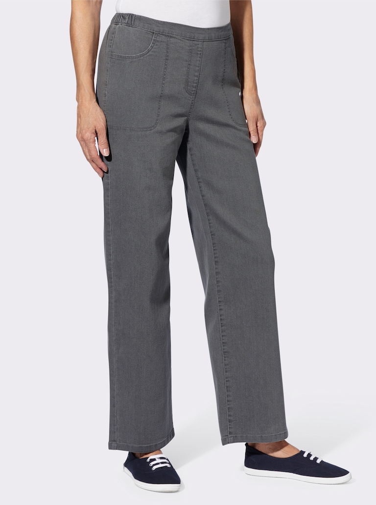 jeans in stone-grey-denim | Witt