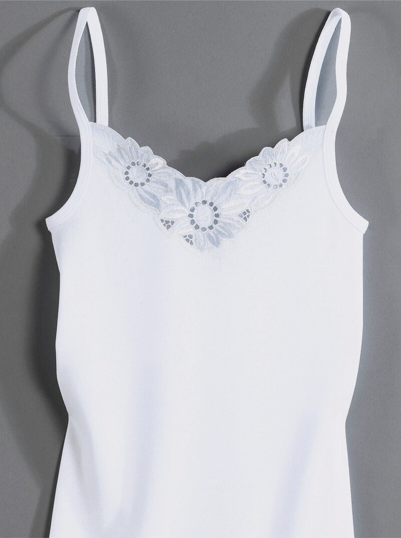 conta Trägerhemd in weiß | heine