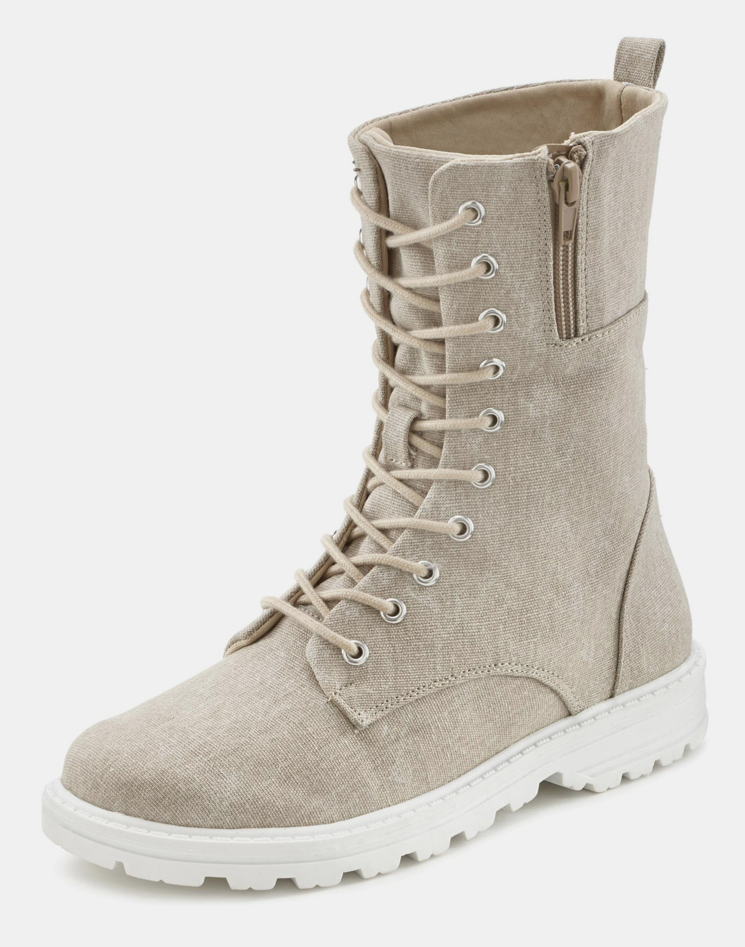 LASCANA Stiefelette in beige | heine