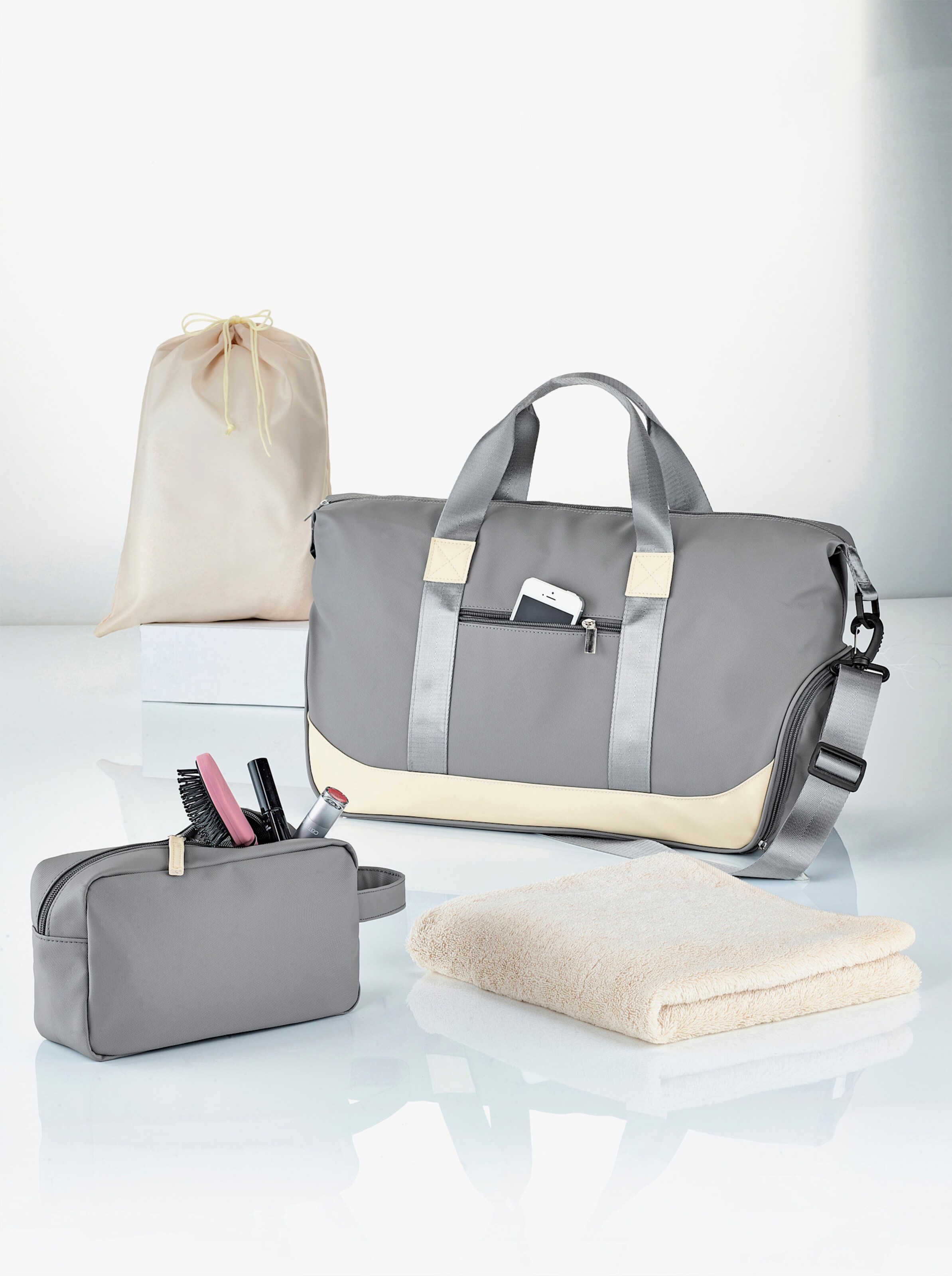 4tlg. Weekender-Set in grau | Witt