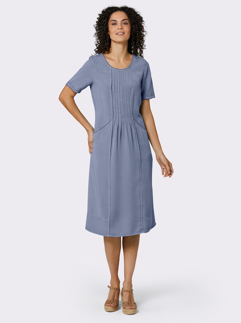 CREATION L PREMIUM Sommerkleid in Lyocell-Qualität in taubenblau | Witt