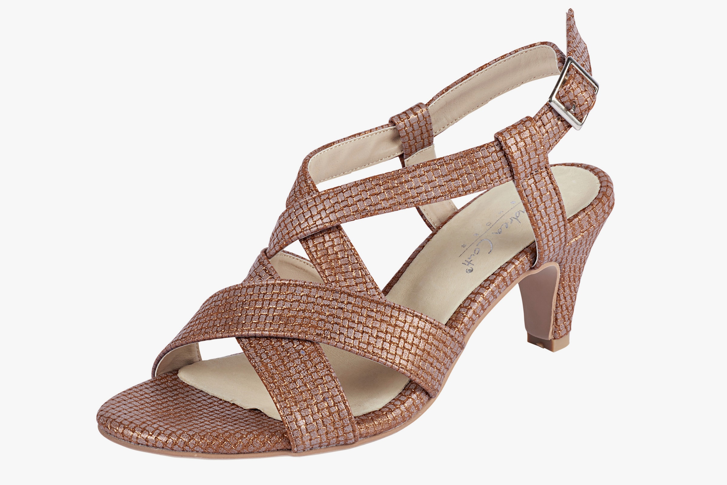 Andrea Conti Sandalen in bronskleurig | heine