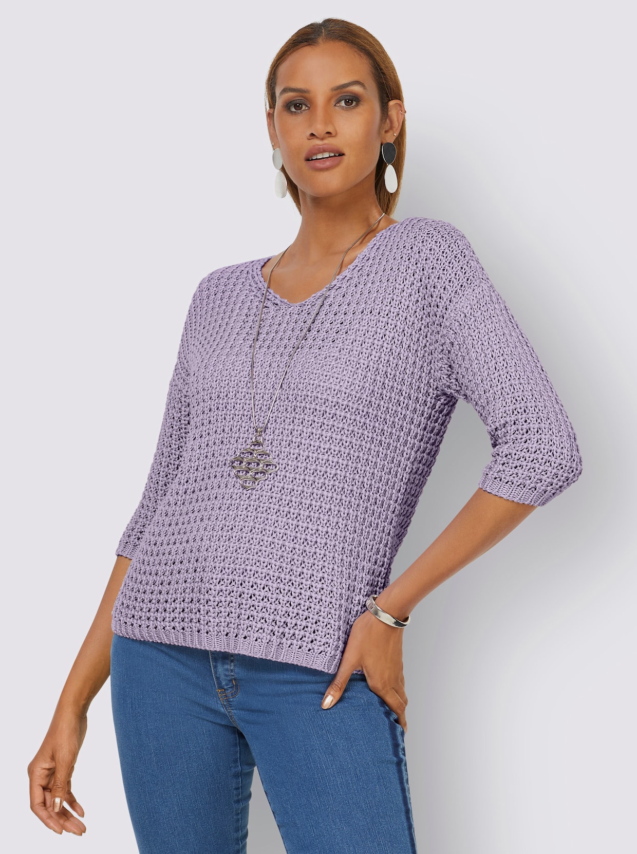 Pullover in flieder | heine