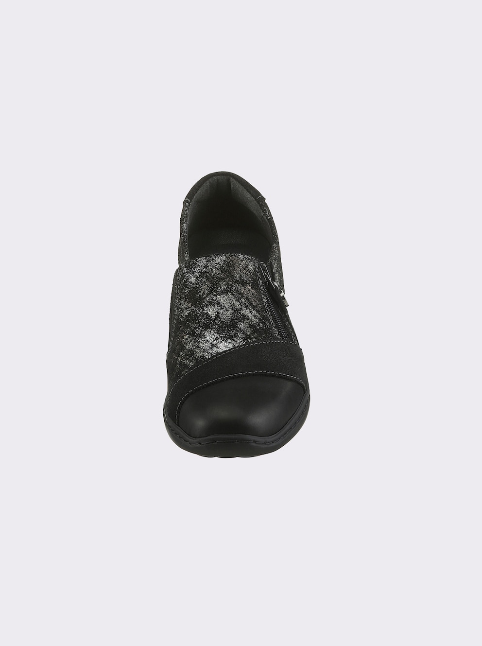 airsoft modern+ Slipper in schwarz-gemustert | Witt