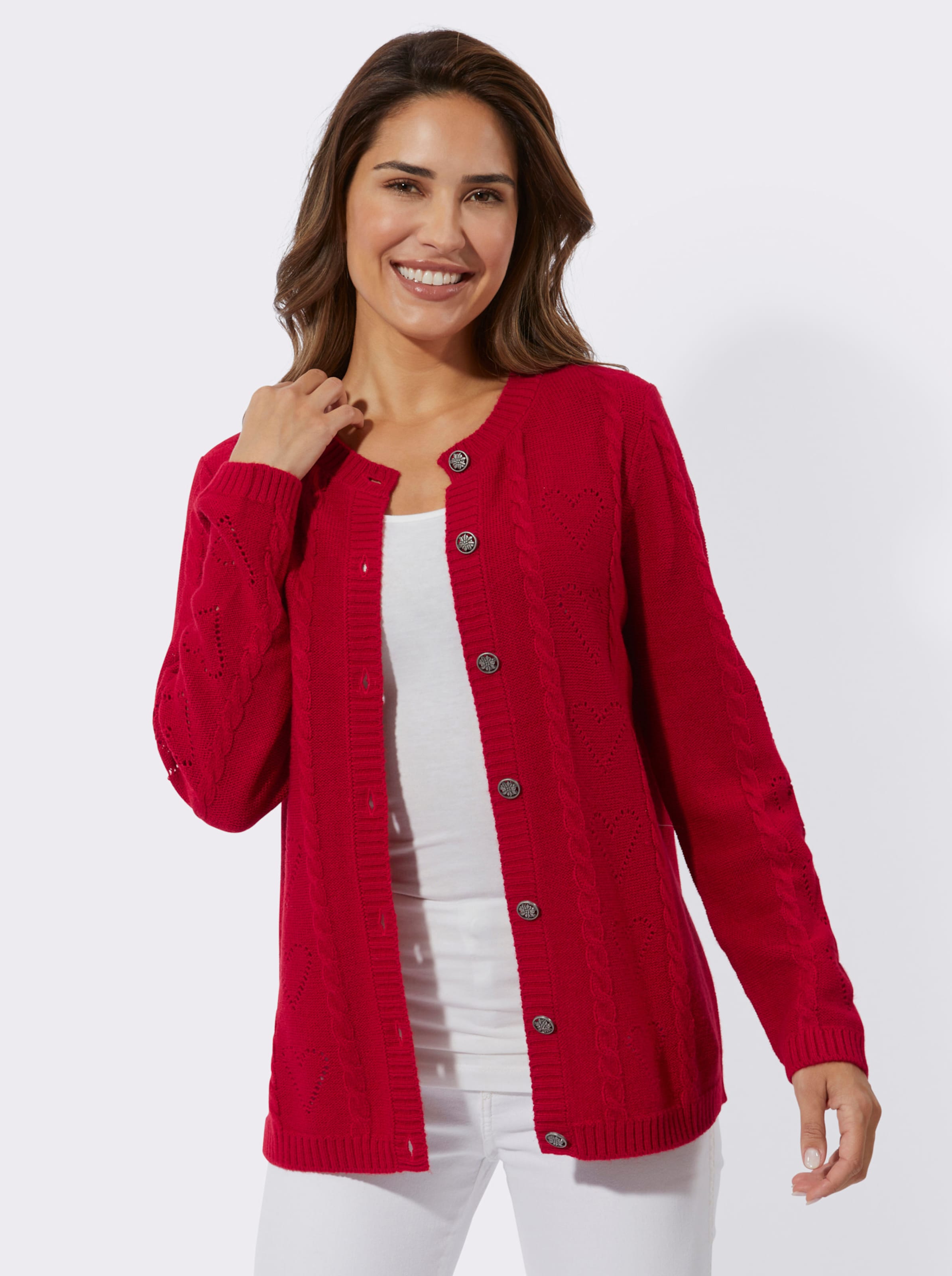 Strickjacke in rot | Witt